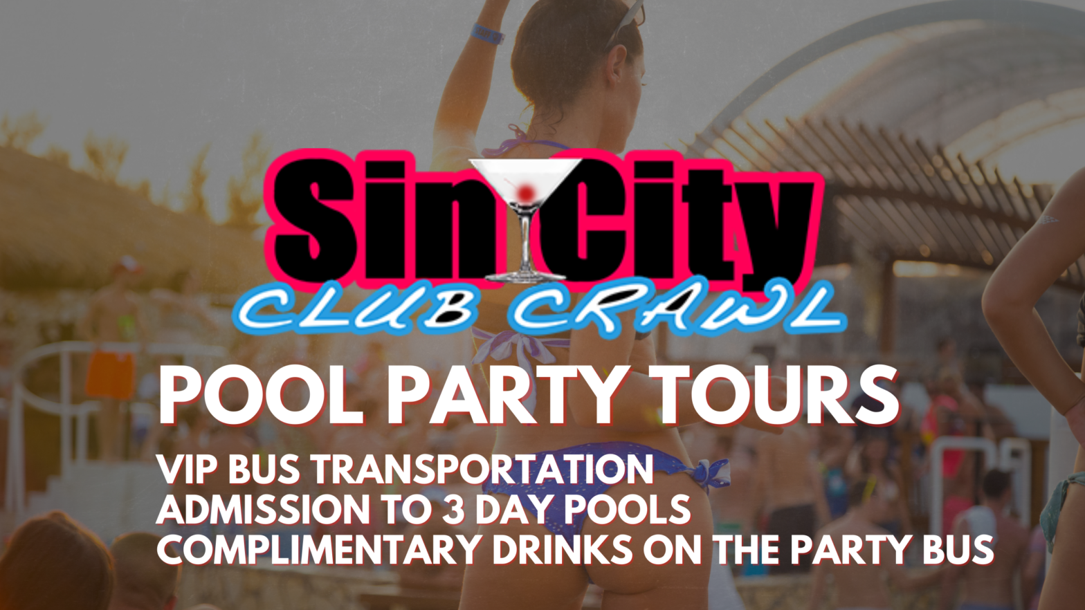 Summer Pool Party Bus Las Vegas